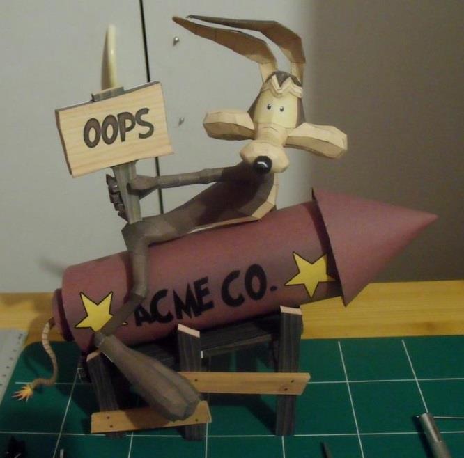 Wile E Coyote Acme Rocket
