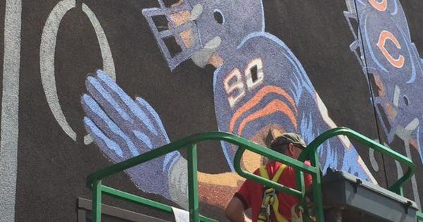Bears Mural in Downtown Decatur