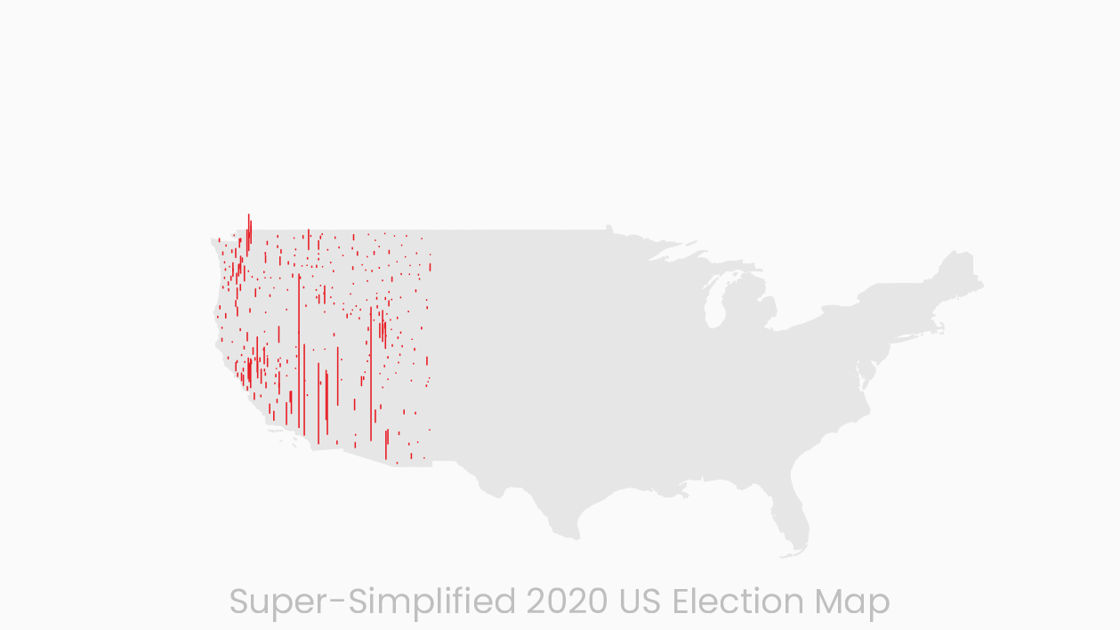 Stats, Maps n Pix: A super-simplified US election map