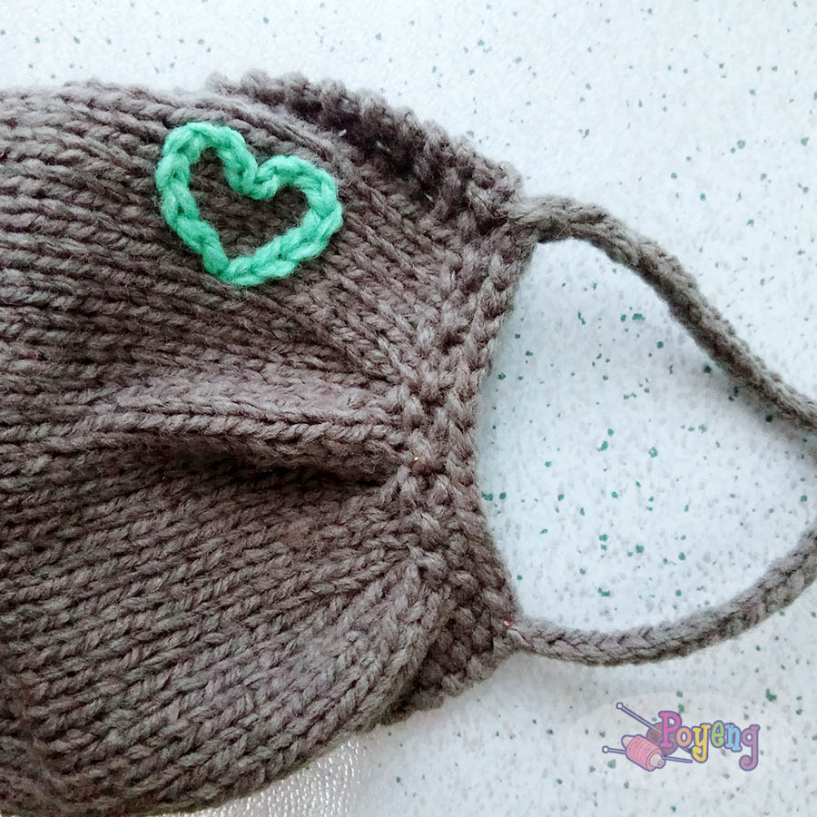 Ajeng Belajar Merajut: A talk: Everyday Face Mask Knitting Pattern and ...