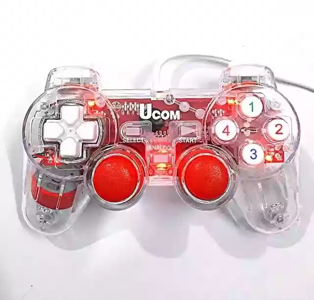 PC Wired Controller Double Shock Vibration Ucom208-1