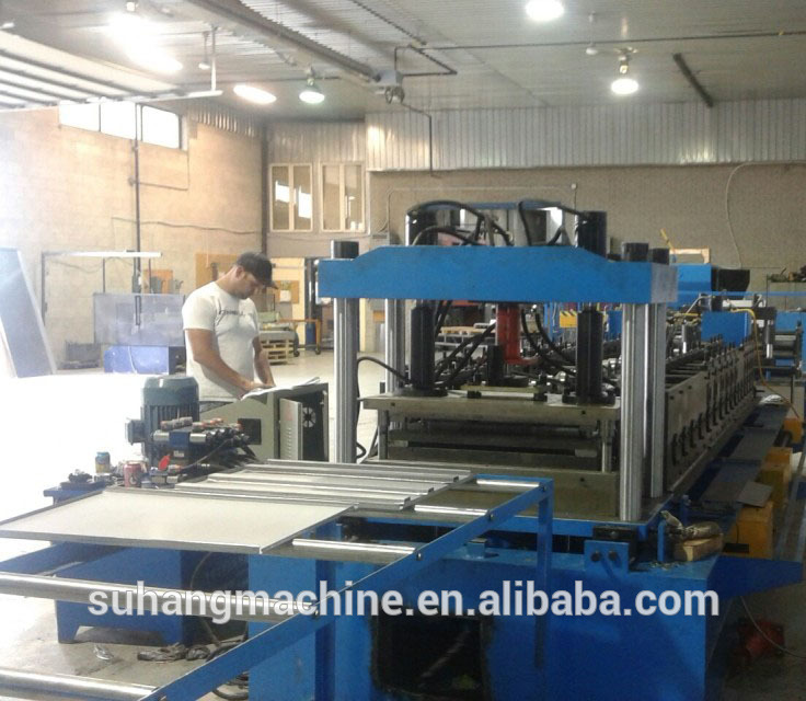 Customize supermarket shelf panel roll forming machine - Making Machine ...
