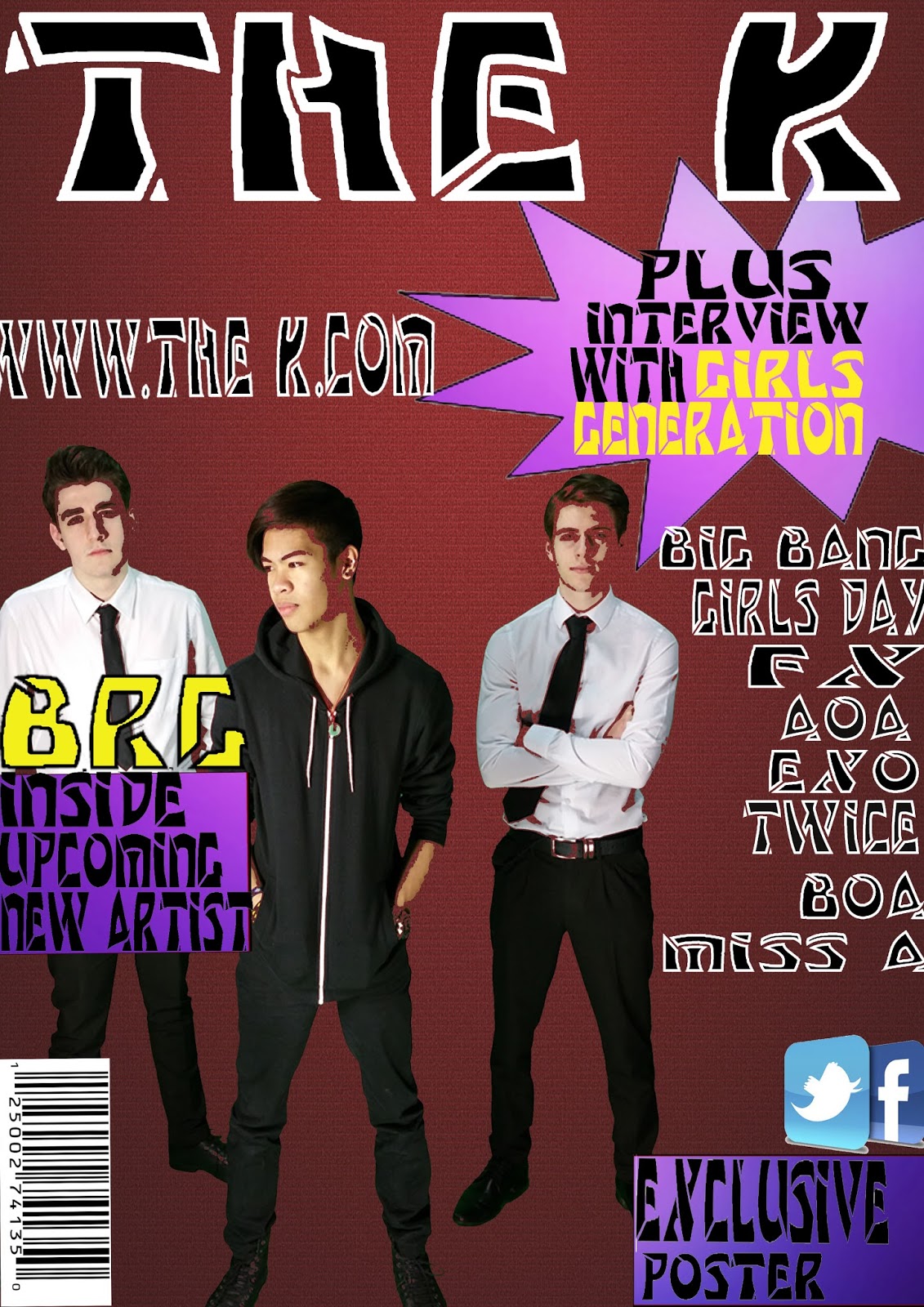 CHCHSMarcuslam: Kpop Magazine Front Page Comparing