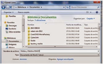 Recursos de informática- 4to grado: Guardar y recuperar archivos
