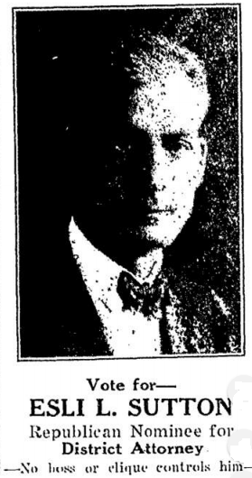 The Strangest Names In American Political History : Esli Lyle Sutton ...