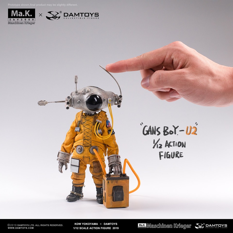 "Gans Boy U-2" 1/12 Scaled Action Figure by Damtoys x Kow Yokoyama