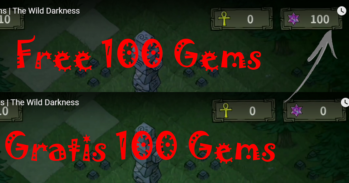 Free 100 Gems | Gratis 100 Gems | The Wild Darkness