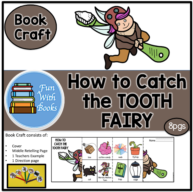 HOW TO CATCH THE TOOTH FAIRY BOOK CRAFT ~ Book Units by Lynn