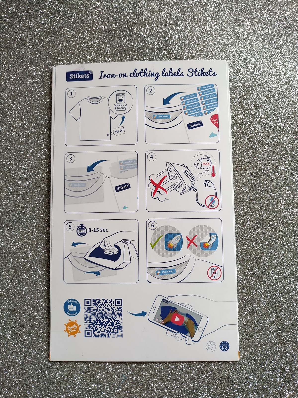 Etiquetas para la ropa Stikets