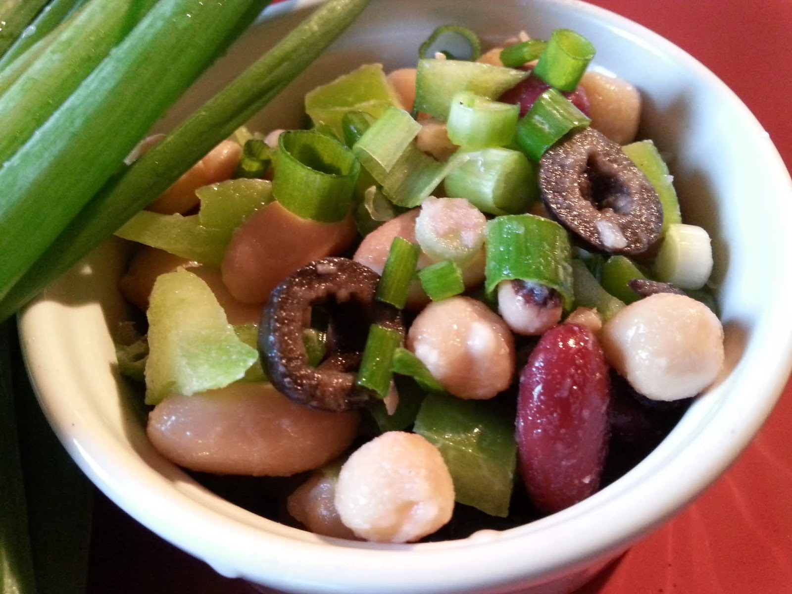 La végé du quartier ouvrier: Salade de légumineuses avec vinaigrette ...