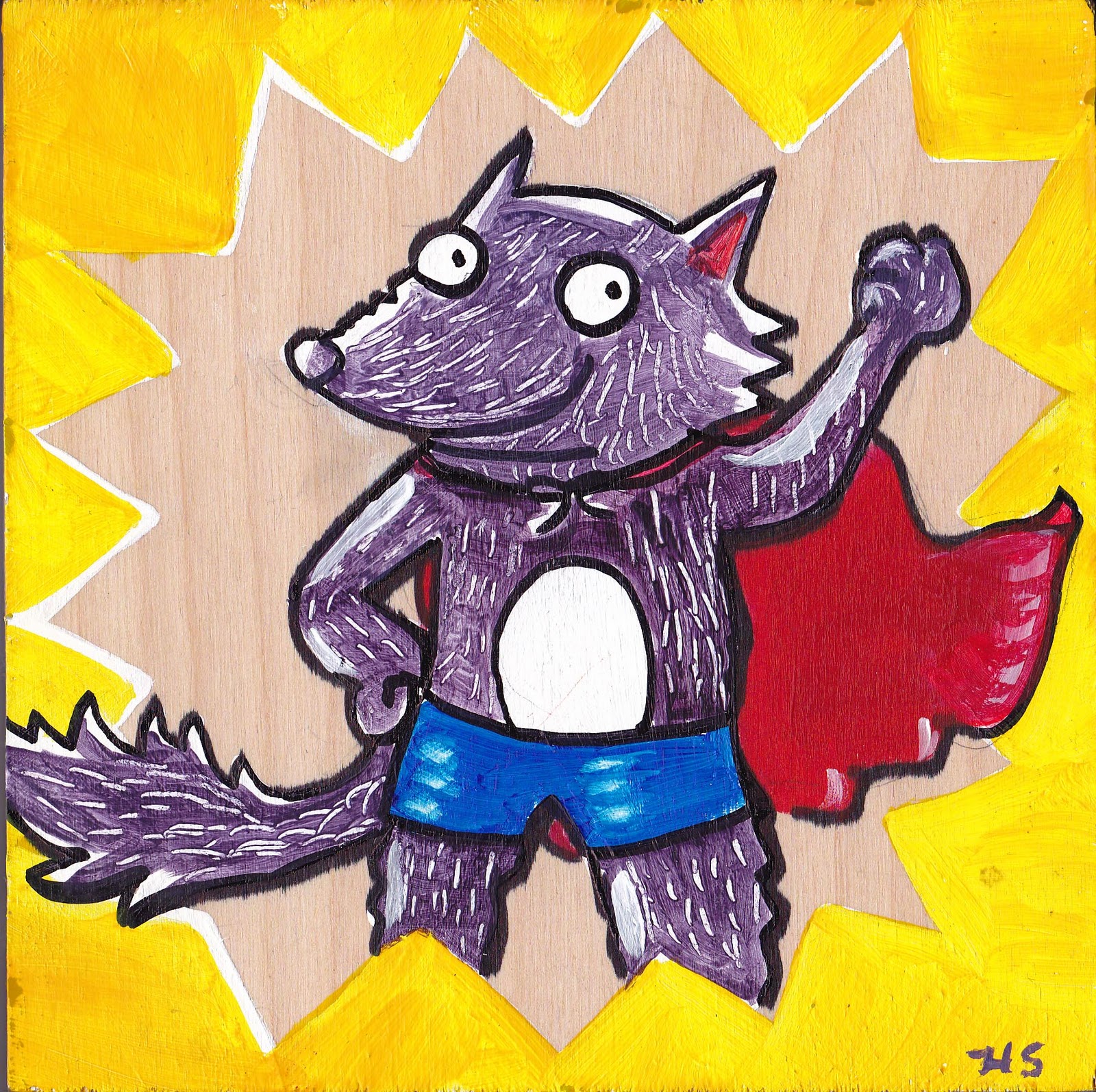 Heather Soodak Illustration: Super Wolf!