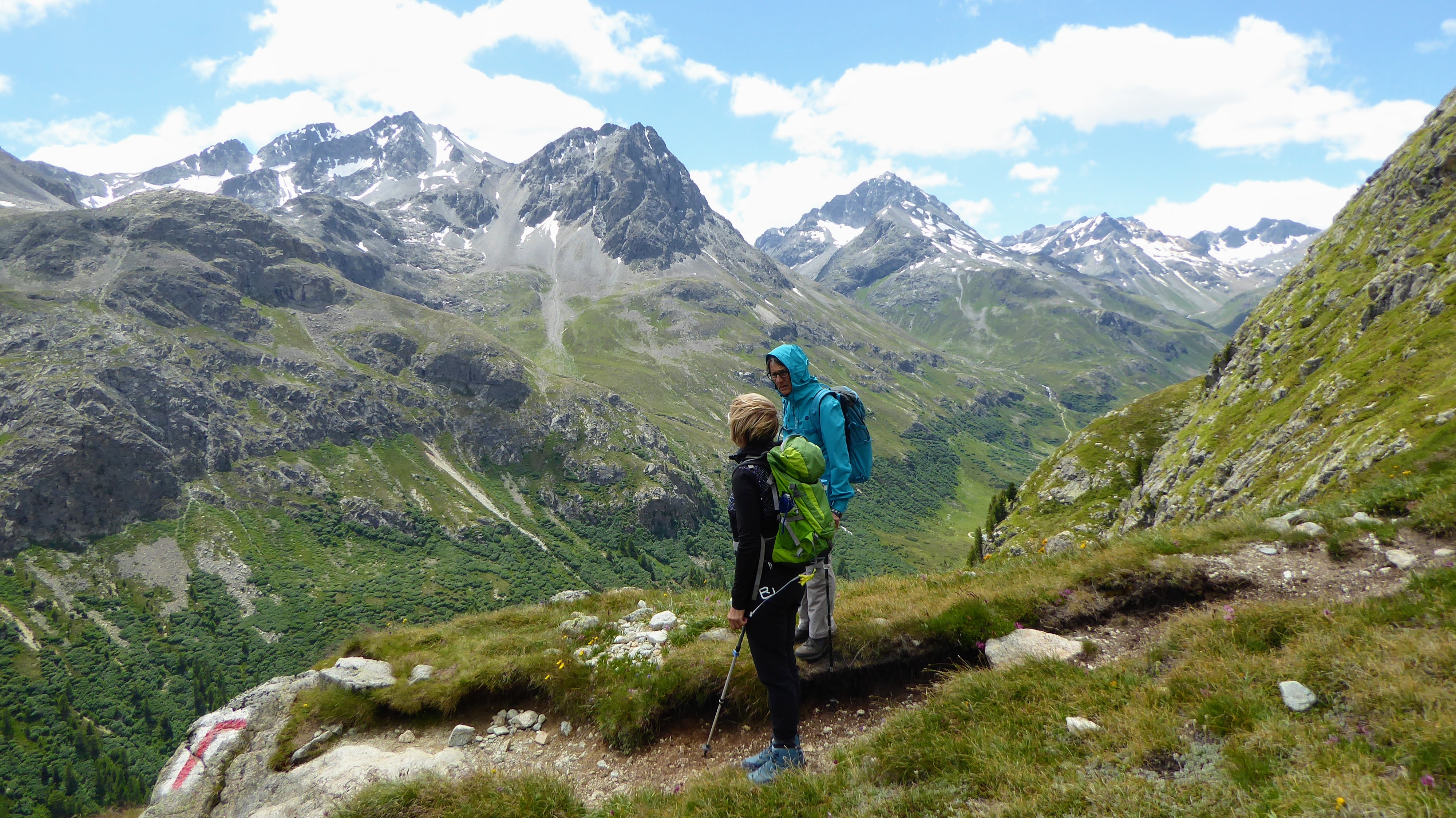 Preda – Fuorcla Crap Alv – Spinas (Via Albula / GR) – Wandern mit Freunden