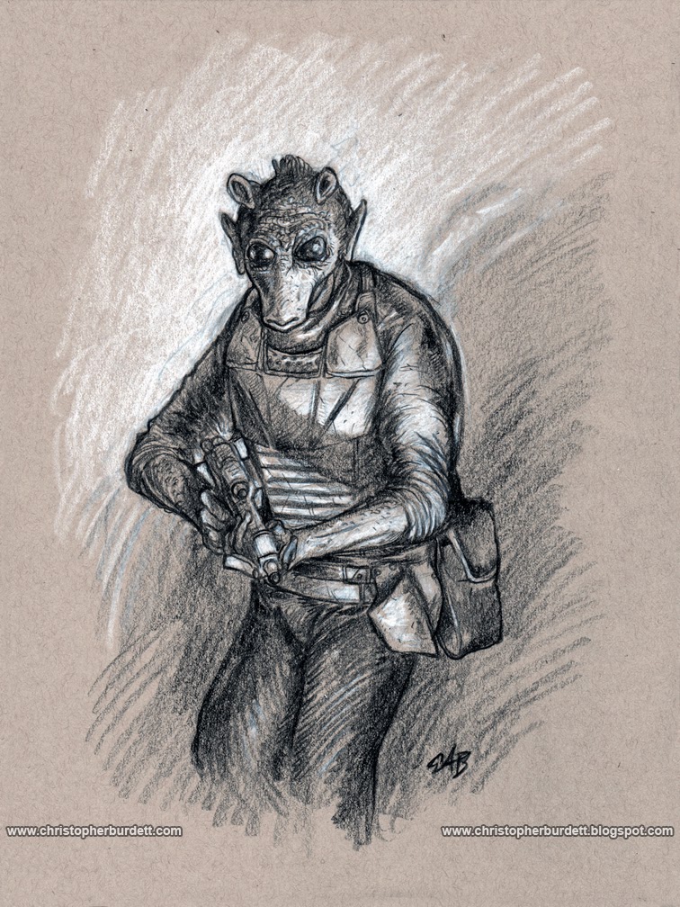 The DOODLES, DESIGNS, and aRT of CHRISTOPHER BURDETT: Rodians... the ...