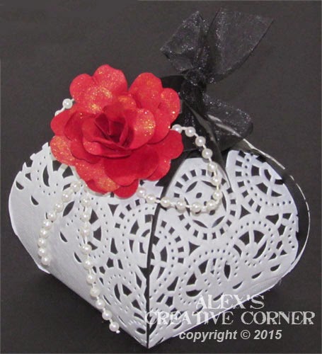 Alex's Creative Corner: Goth inspired gift boxes