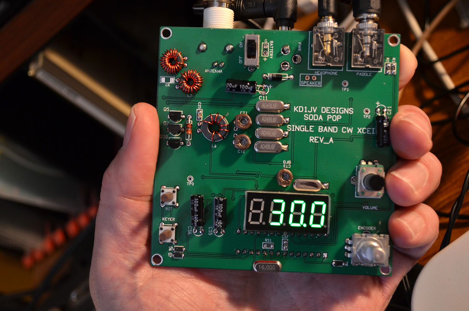 G0KYA's Amateur Radio Blog: Soda Pop 40m QRP Transceiver S/N 011 lives!