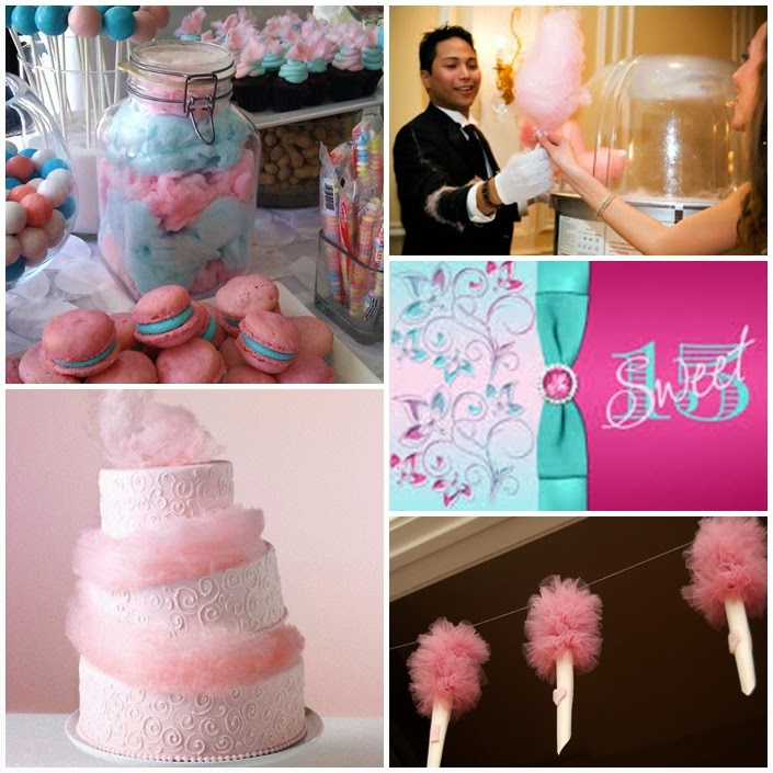 Cotton Candy Super Sweet Fifteen Quinceanera Theme | Quince Candles