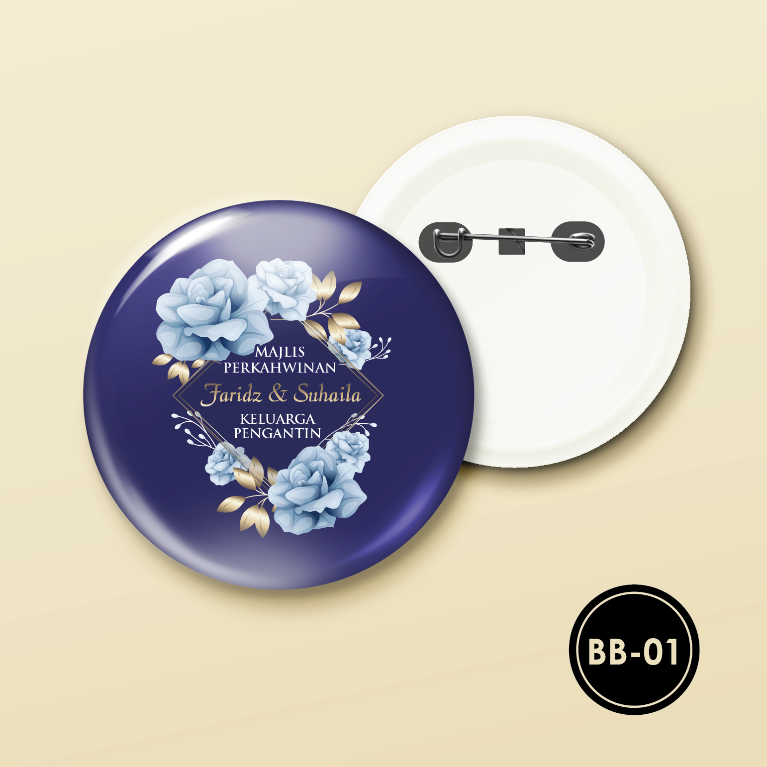 SYAZA CREATIVE: BUTTON BADGE