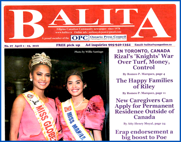 Bangladesh Canada and Beyond: BALITA: A Publication of Toronto