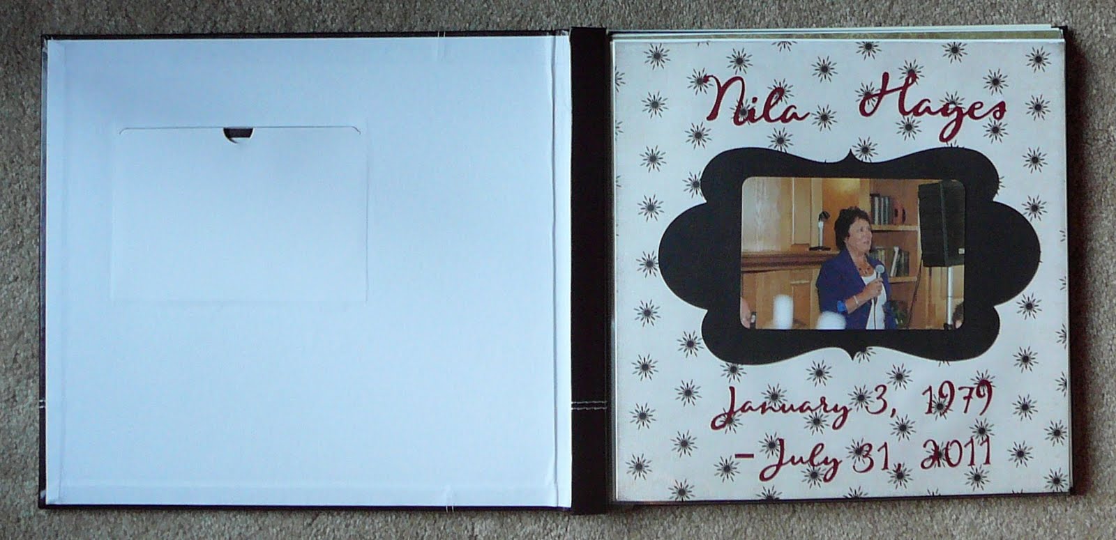 Krystena's Krafts: Retirement Scrapbook