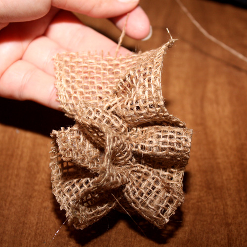 How to Make Easy Burlap Flowers Without Sewing - Koti Beth