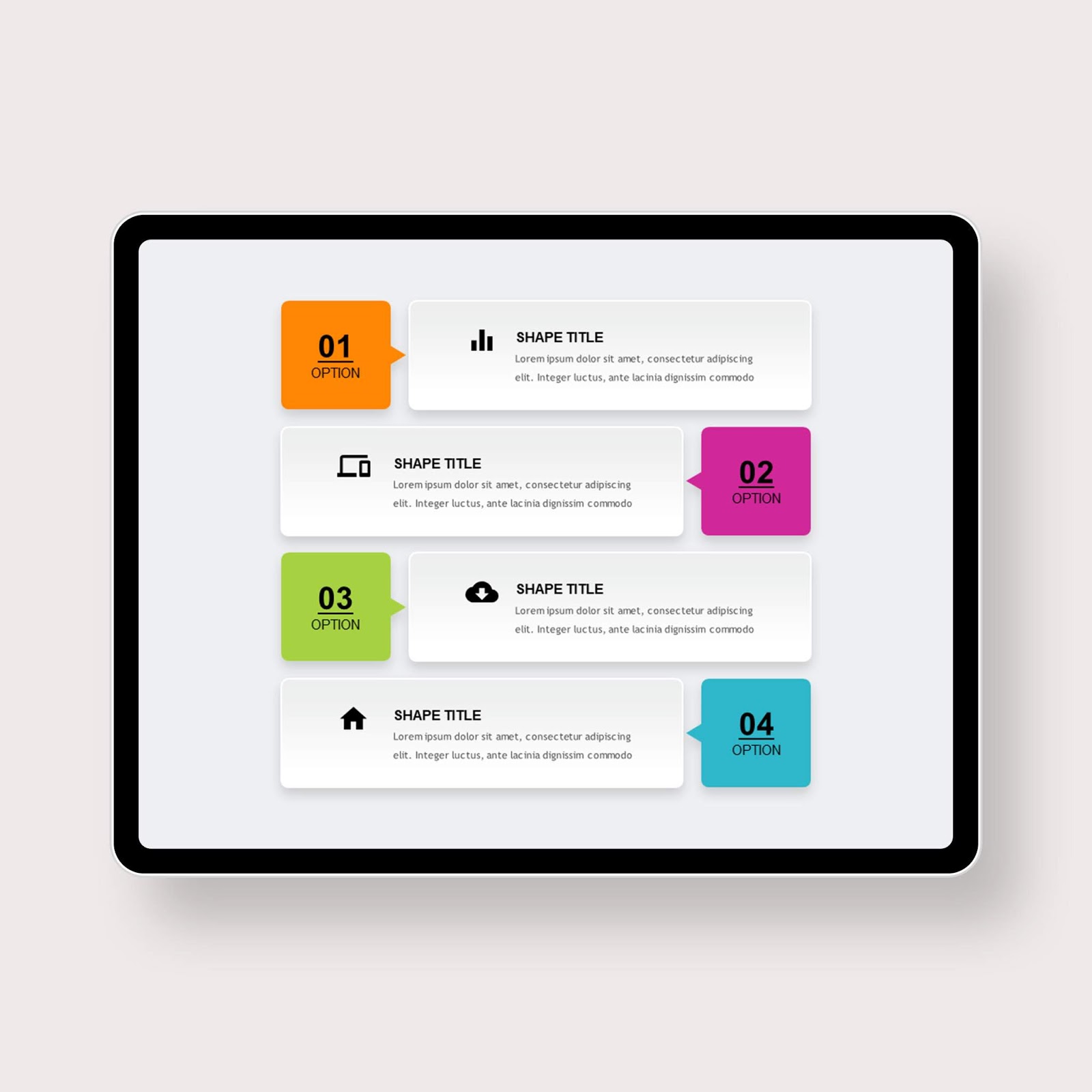 Normal Number List PowerPoint Templates - PowerPoint Free