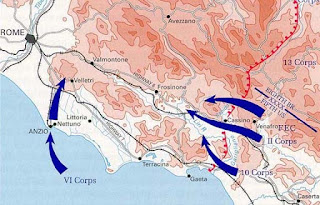 The War in Italy 1943-45 and Environs…: Anzio Landings Plan II