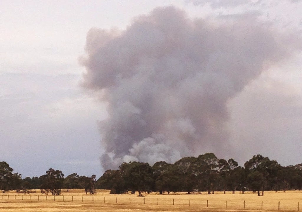 Wimmera...way back when: Fire all around