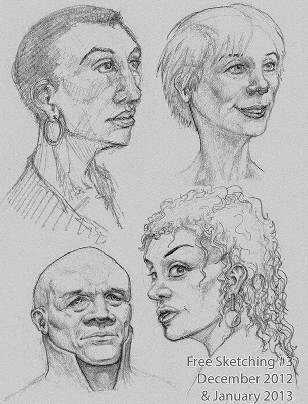 Back to the Drawing Board: January '13 and (December '12) Sketching
