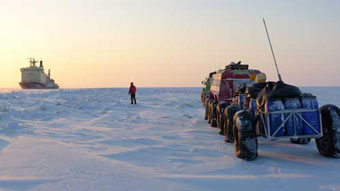 Marine Live Ice Automobile Expedition through Canadian Arctic and ...