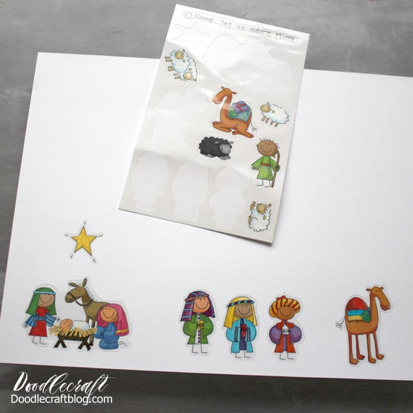 Christmas Nativity Block Creative Craft Kit!