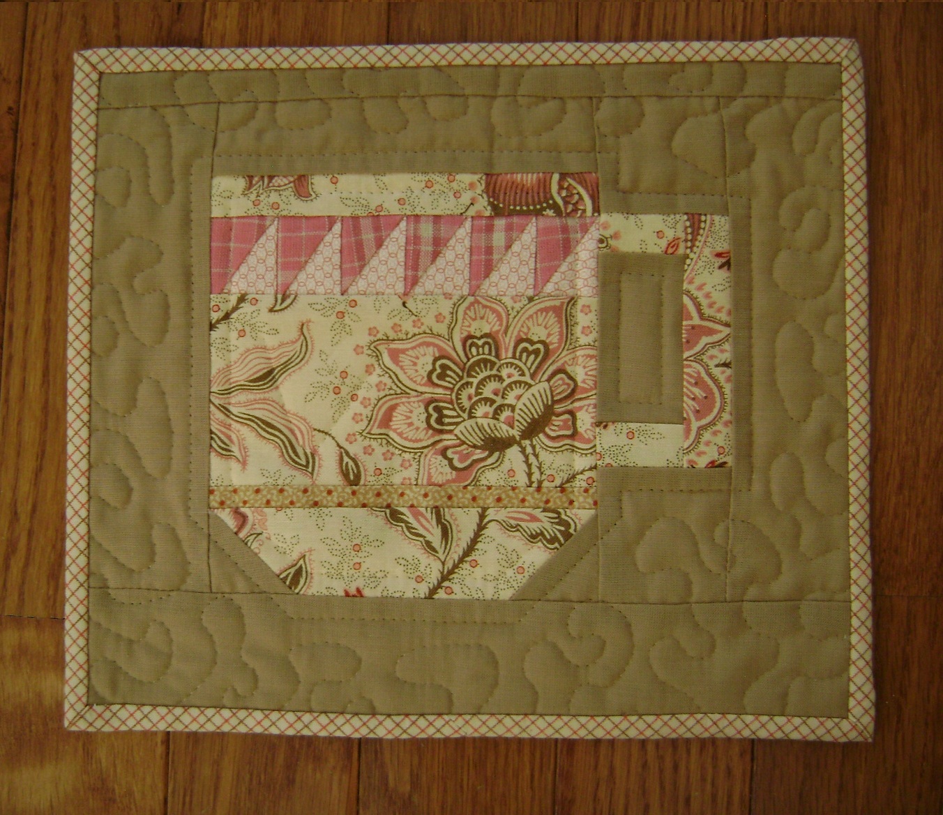 Northern Deb Quilts: Made a mug rug for someone