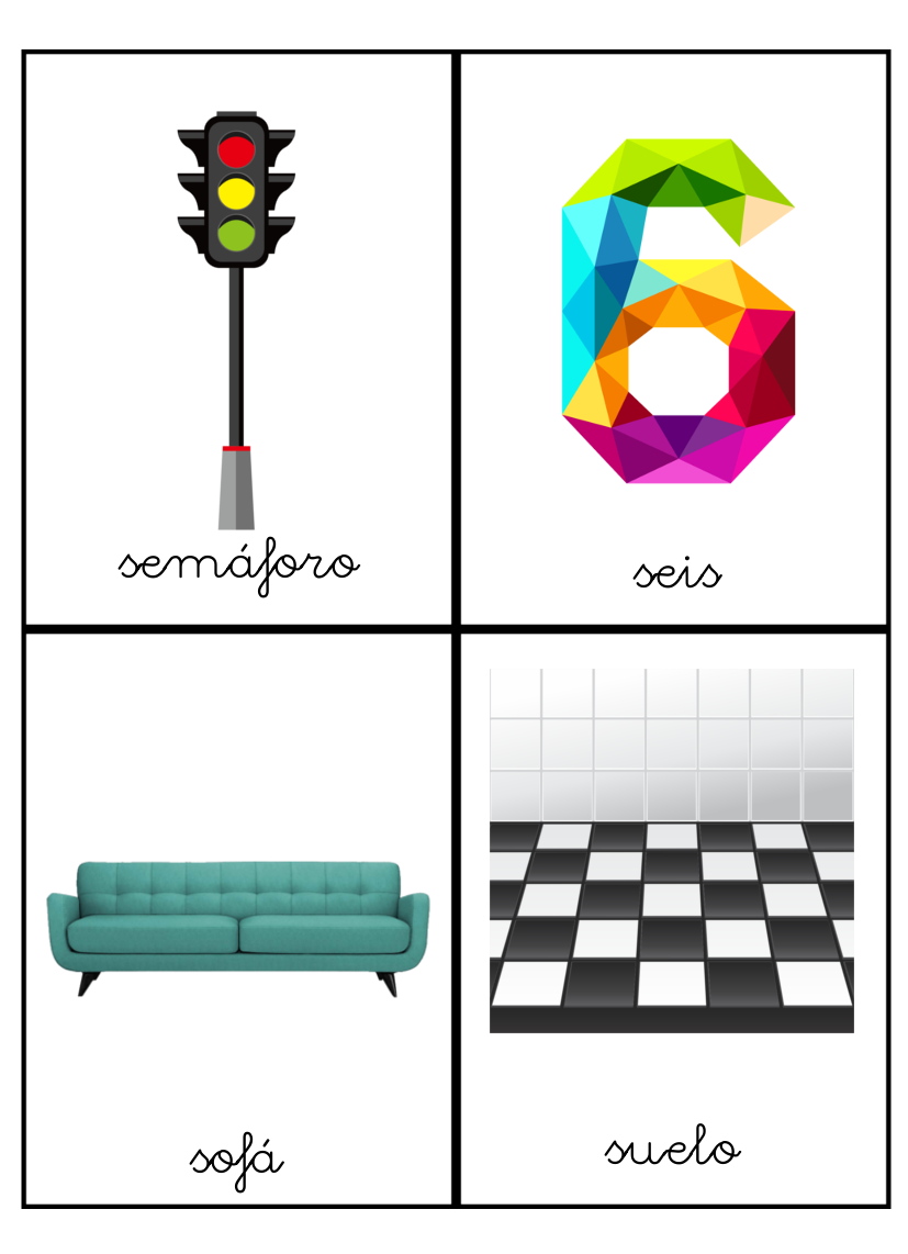 ¿Qué puedo hacer hoy?: Tarjetas: letra S