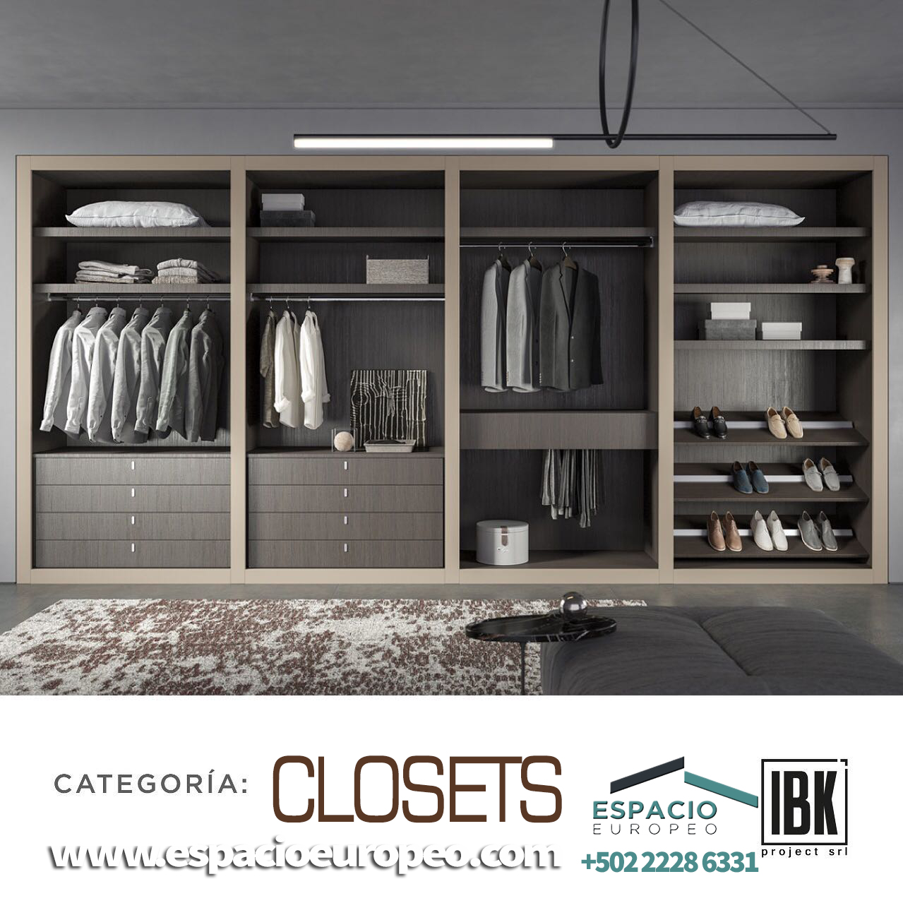 Closets Guatemala - Espacio Europeo TeL: 22286331 - Venta de Closets de ...