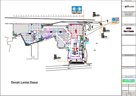 Flow Layout Parkir ~ PANCA PARKING