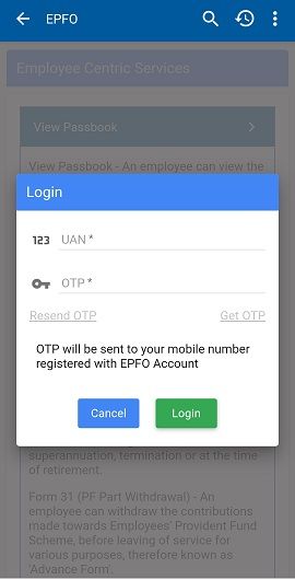 How to download EPF Passbook via UMANG App?