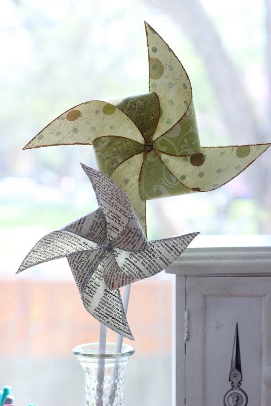 The North End Loft: Paper Pinwheels