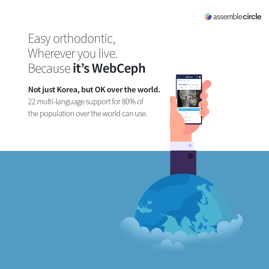 Orthodontics, with more convenient diagnosis, WebCeph