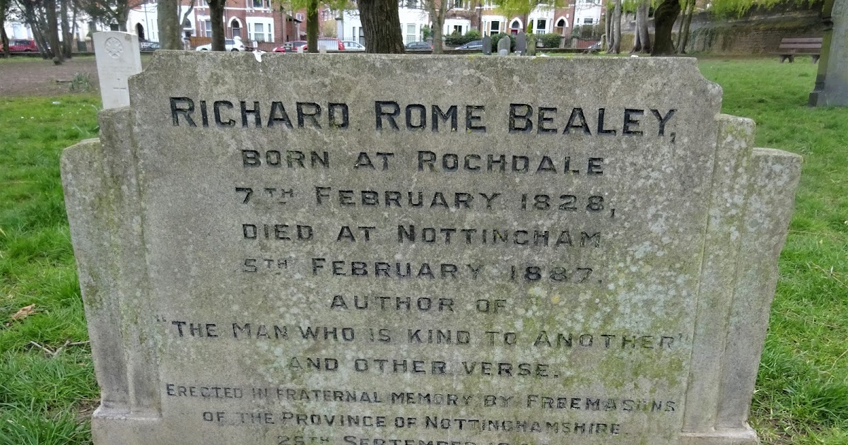 Dr Tony Shaw: Richard Rome Bealey in Carrington, Nottingham