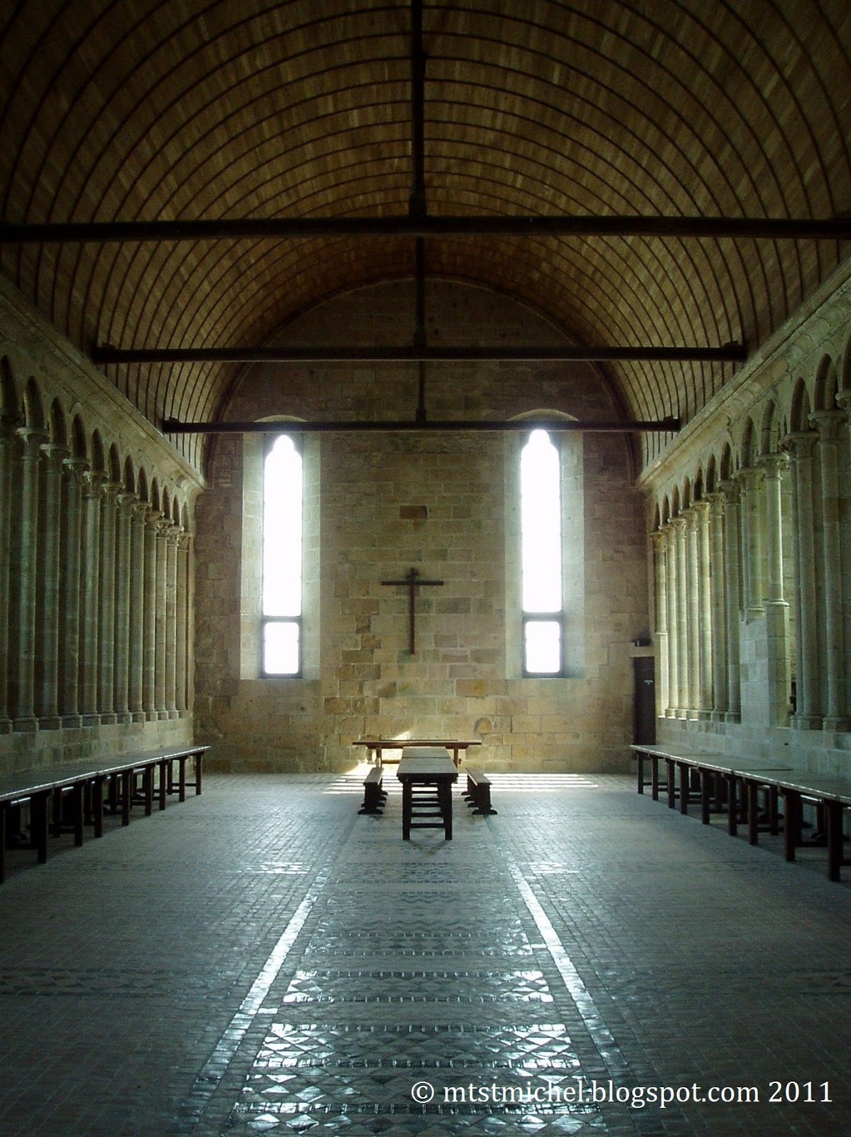 Mont St Michel: 38 – Refectory…