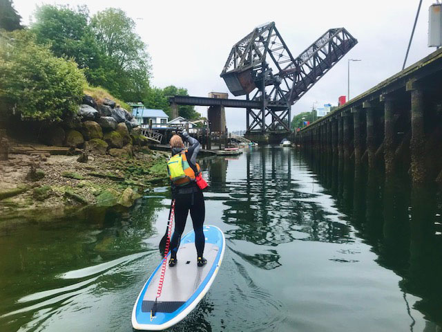 Washington Shorelines Now and Then: Ballard Boat Works 1905 and Present