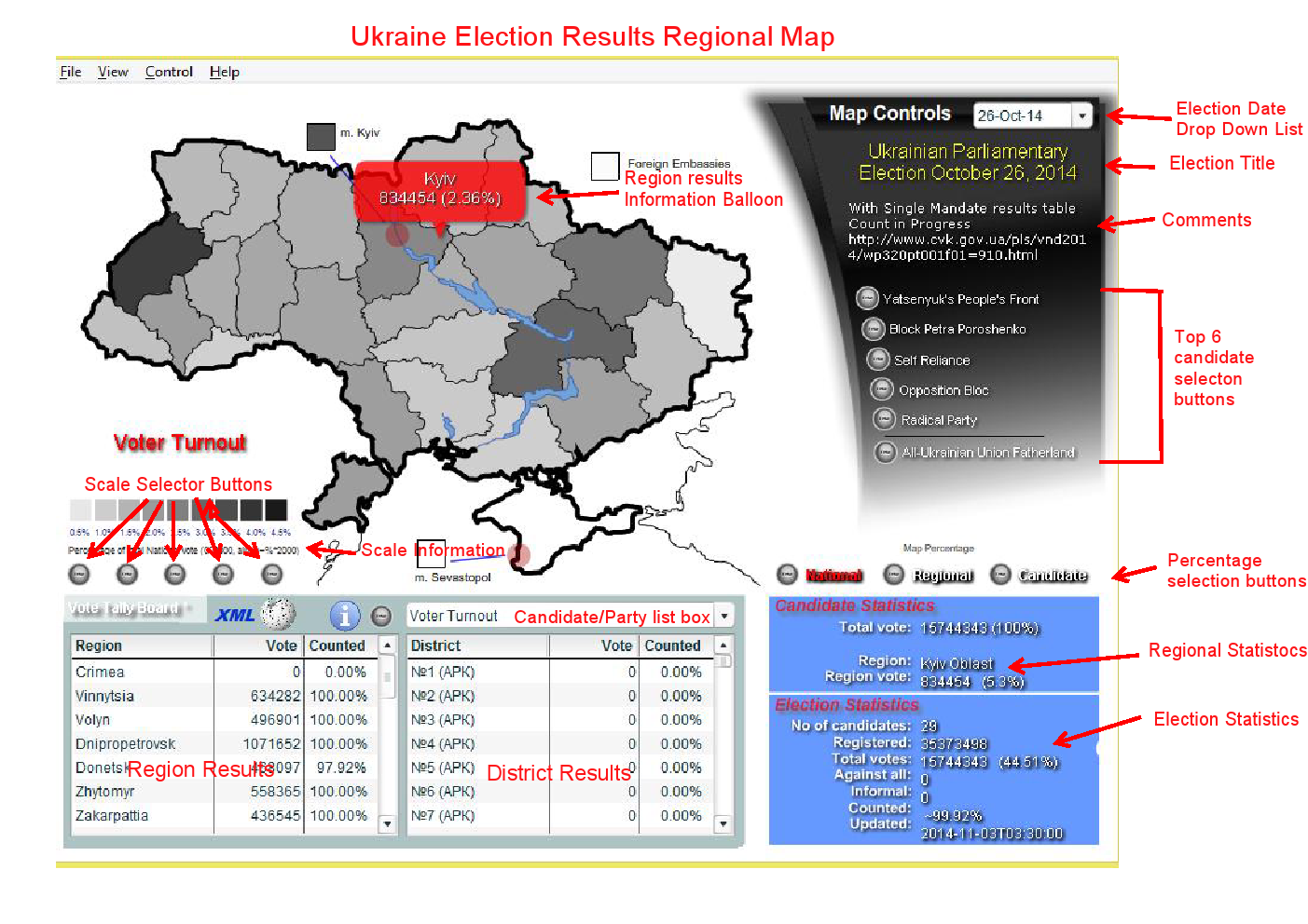 Ukraine Election Map