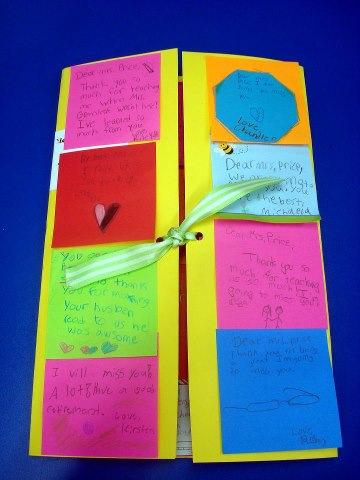 Fun Fourth Grade Collaboration Classroom: Sticky Note Greeting Card