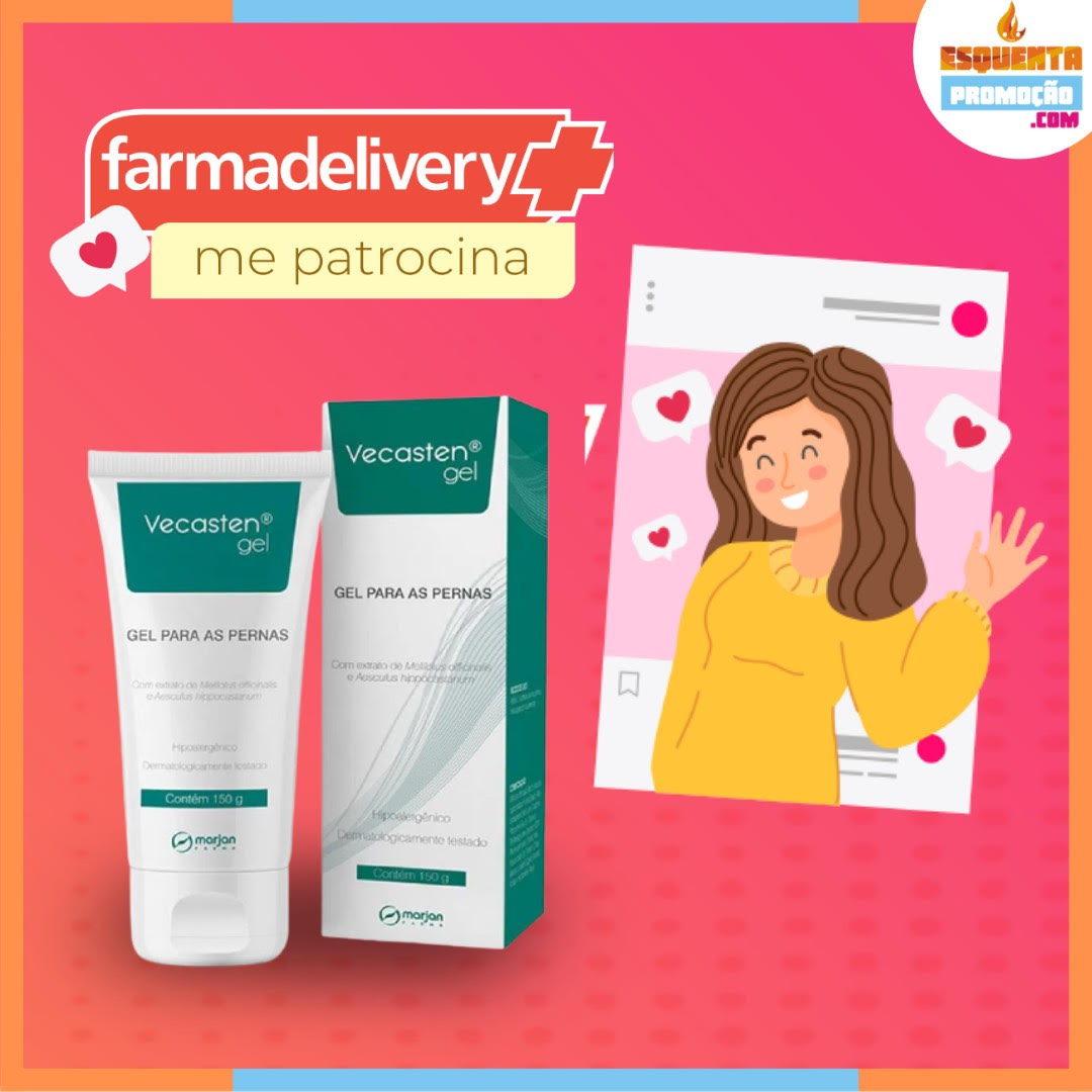 Receba Grátis Vecasten Gel para Pernas! Torne-se um Influenciador ...