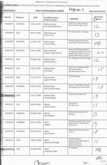 CFSL REPORT NEW JBT TEACHER'S - Teacher Haryana Education News