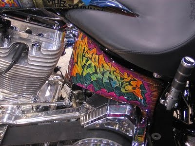 Stylus: Graffiti On Big Motorcycle Design Inspiration For Bikers