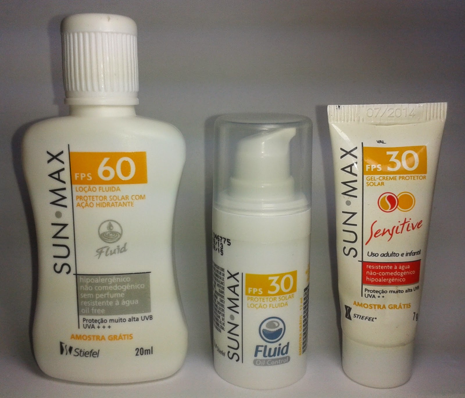 Miniaturas de Cosméticos e Amenities: Sun Max gel creme protetor ...