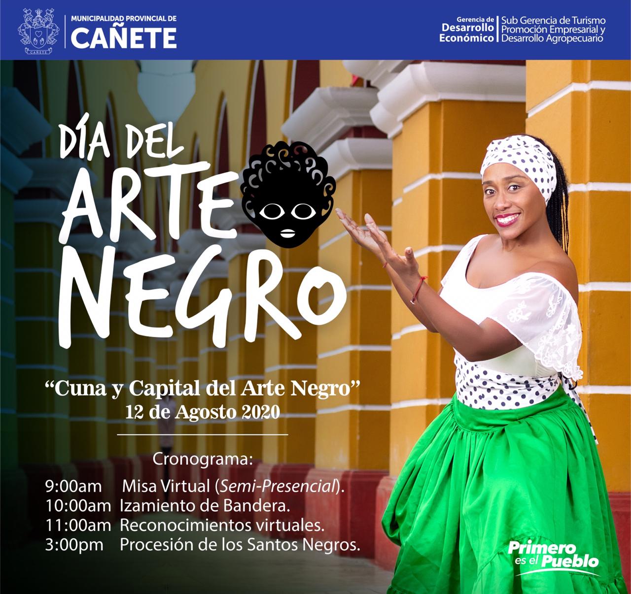 PROGRAMA POR EL DÍA DEL ARTE NEGRO del 12 de agosto (VIDEOS 2019)