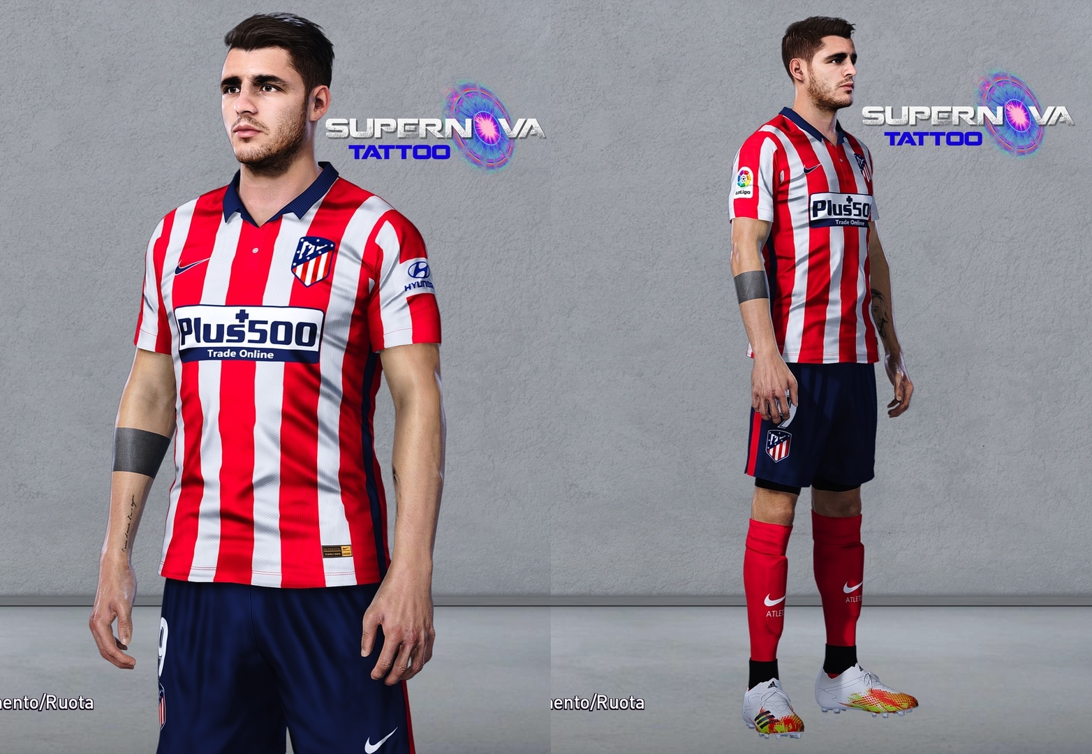 PES 2020 Tattoo Alvaro Morata by Supernova ~ SoccerFandom.com | Free ...