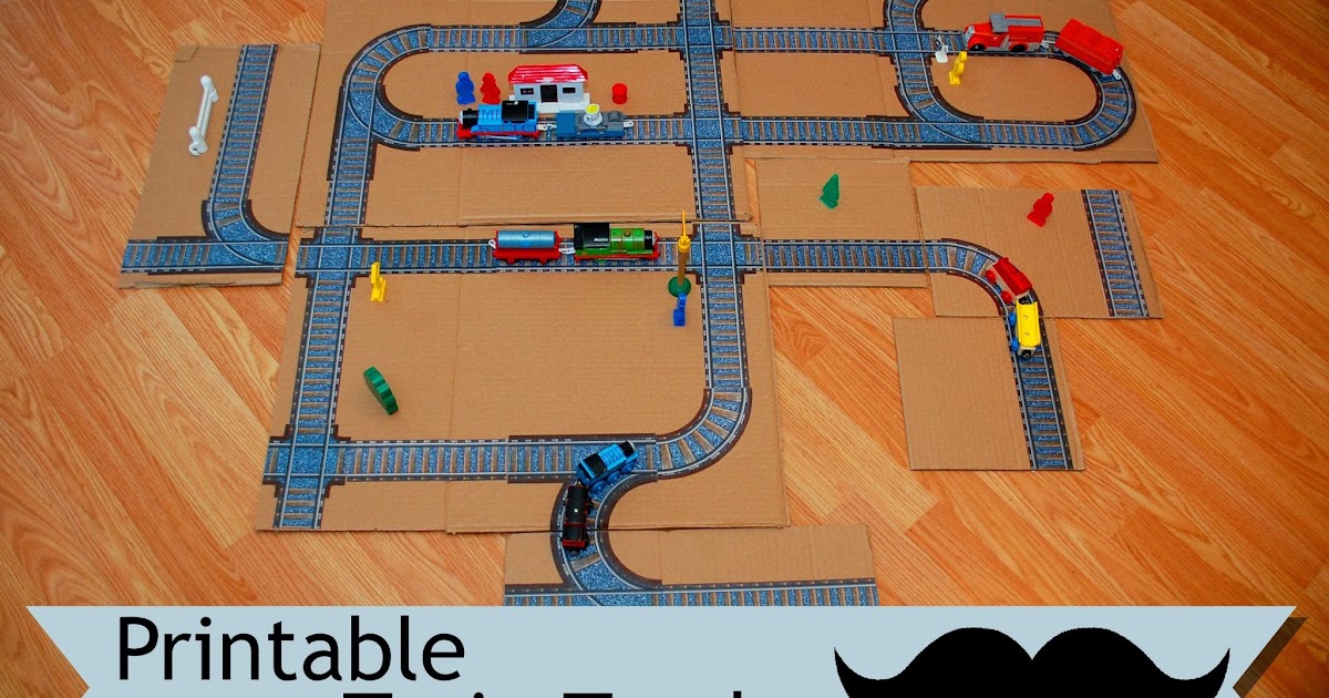 Printable Train Tracks | So Here's My Life...