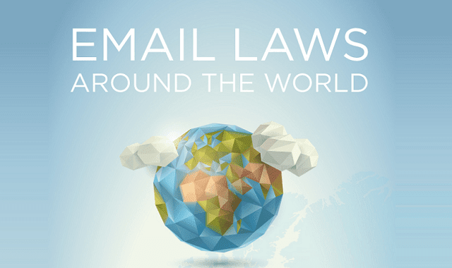 Email Laws Around the World #infographic - Visualistan